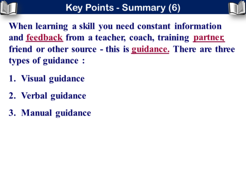PE502ST - Acquisition of Skills (Input, Decision Making, Output ...