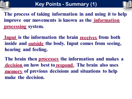 PE502ST - Acquisition of Skills (Input, Decision Making, Output ...