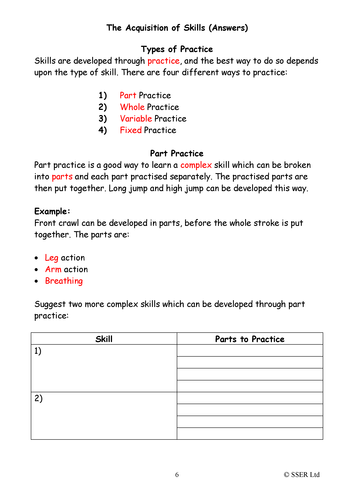 PE502ST - Acquisition of Skills (Input, Decision Making, Output ...