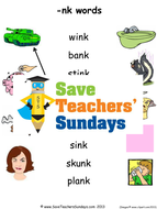 Nk Phonics Worksheets, Activities, Flash Cards, Lesson Plans and Other ...