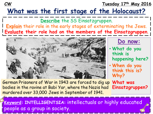 Holocaust Yr 9 SoW | Teaching Resources