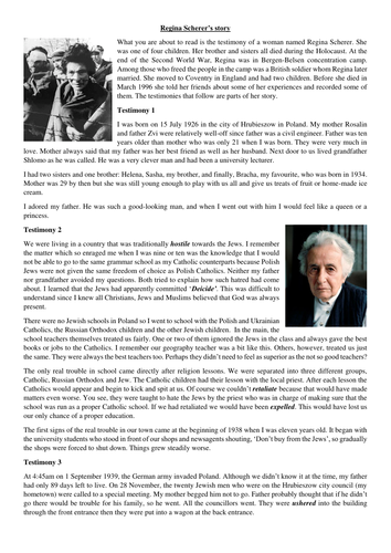 Holocaust Yr 9 SoW | Teaching Resources