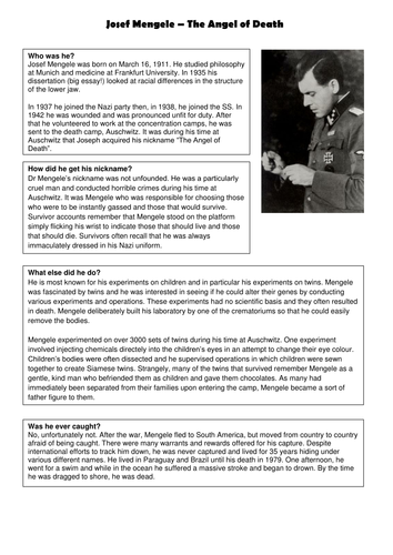 Holocaust Yr 9 SoW | Teaching Resources
