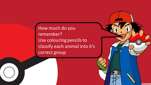 Pokemon Science - Animal Classification | Teaching Resources
