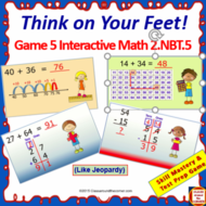 Grade 2 THINK ON YOUR FEET MATH! Interactive Test Prep Game— Add ...