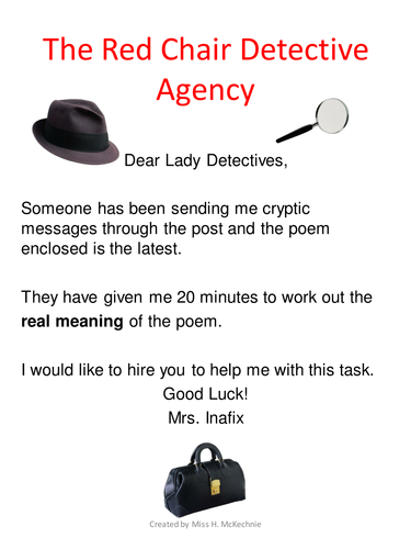 KS3 Analysing Poetry - Detective Lesson | Teaching Resources