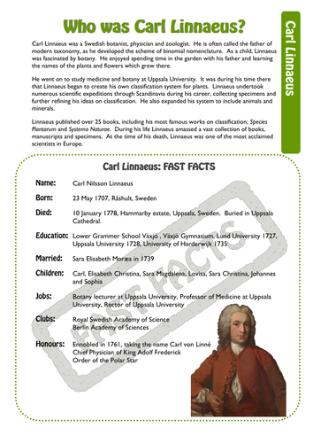 Famous Scientists Fact Sheets | Teaching Resources