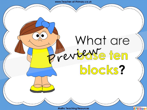 Base Ten Blocks - Representing Numbers 11-19 | Teaching Resources