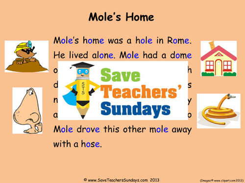 O-e Phonics Worksheets, Activities, Flash Cards, Lesson Plans and Other ...