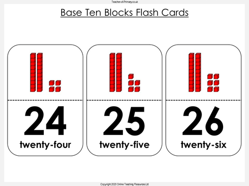 Base Ten Blocks - Representing Numbers 21 to 99 | Teaching Resources