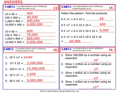 5.NBT.2 Math 5TH Grade NO PREP Task Cards—POWER OF TEN PRINTABLES ...