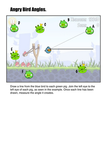 Angry Birds Angles | Teaching Resources