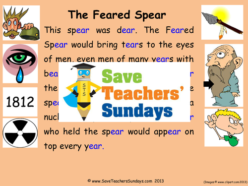 Ear Phonics Worksheets, Activities, Flash Cards, Lesson Plans and Other ...