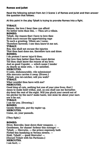 Romeo and Juliet scheme and resources - GCSE AQA/Edexcel | Teaching ...