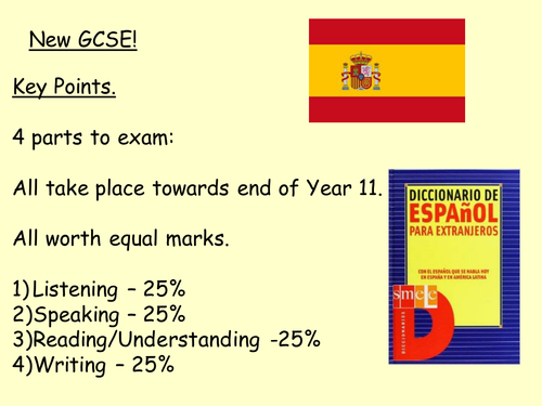 New Spanish GCSE Introduction (Edexcel) | Teaching Resources