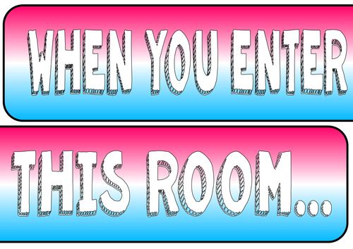 DOOR SIGN x50 TEACHING RESOURCES DISPLAY CLASSROOM LITERACY EMOTIONS ...