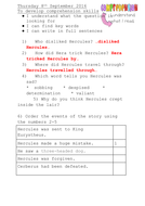 Hercules - Quest Tale Unit (3 weeks) | Teaching Resources