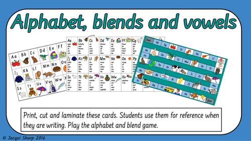 Alphabet and Phonics Cards | Teaching Resources