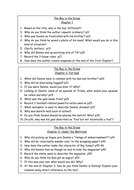 The Boy in the Dress by David Walliams Comprehension Questions ...