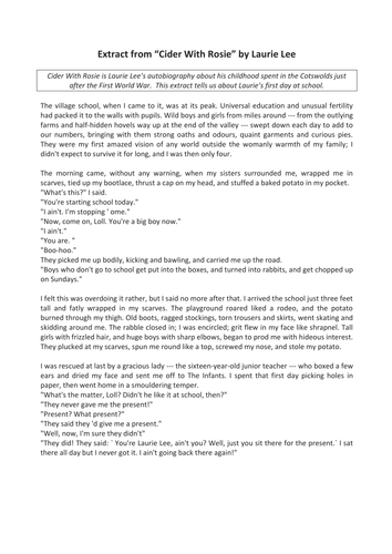 AQA GCSE English Language Paper 1 by stebbingk05 - Teaching Resources - TES