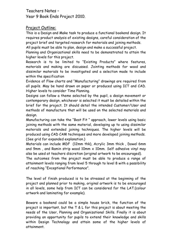 Book Ends Full Project and Resources | Teaching Resources