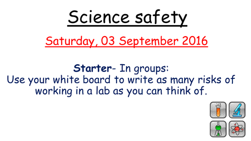 Science safety rules and symbols | Teaching Resources