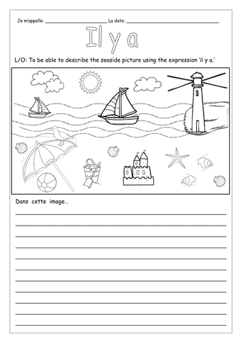 FRENCH - À La Mer | Teaching Resources