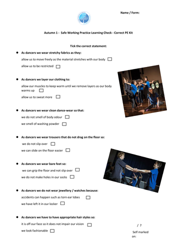 Introduction to GCSE Dance 2016 (New Specification) Lesson 1 (Triple ...