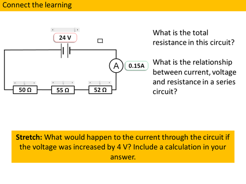 Voltage and Resistance KS3 SOW | Teaching Resources