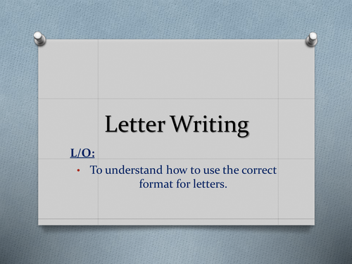 Letter Writing series of lessons | Teaching Resources