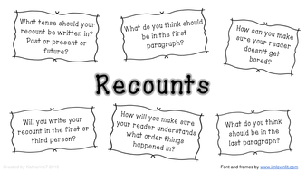 Unit of work: recount of a school trip or event | Teaching Resources