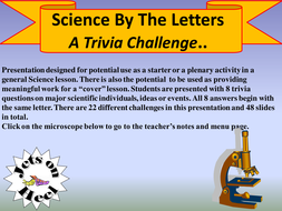 Alphabet of Science | Teaching Resources
