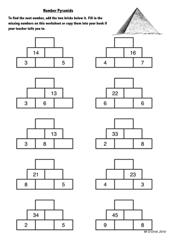number-pyramids-puzzles-year-3-4-by-dave-orritt-teaching-resources