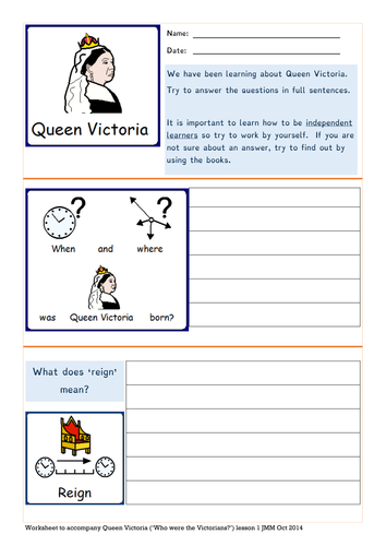 Victorians - Queen Victoria's Life. Structured PowerPoint and ...