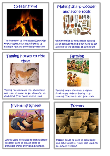 Stone Age Planning and accompanying resources. | Teaching Resources