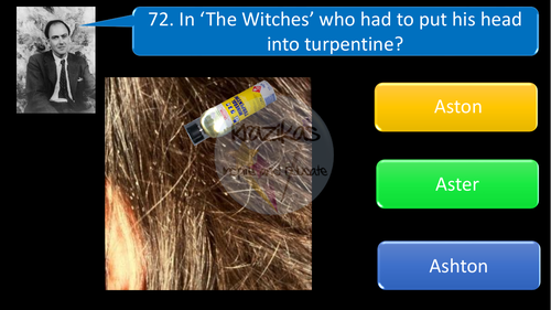 Roald Dahl Quiz | Teaching Resources