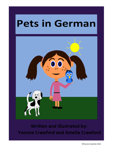 Pets in German - vocabulary sheets, printables, matching & bingo games ...