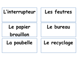 Display / Activity - French labels for classroom objects | Teaching ...