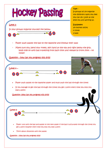 Hockey Lesson Plans - Set of 5 | Teaching Resources