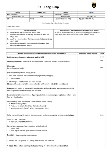 Athletics Lesson Plans - Set of 8 | Teaching Resources