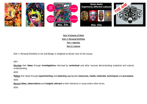 Scheme of Work, SOW year 9 GCSE Identity and Culture | Teaching Resources