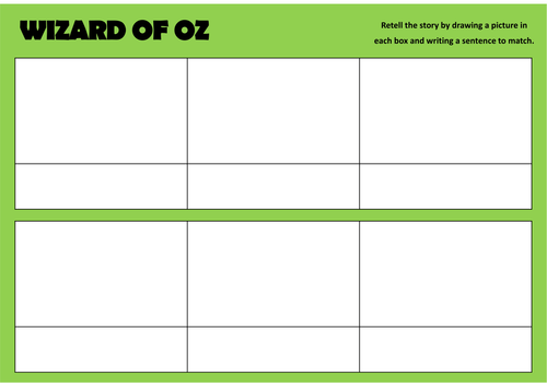 WIZARD OF OZ STORY RESOURCES- EYFS KS1-2 ENGLISH LITERACY DISPLAY ...