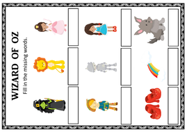 WIZARD OF OZ STORY RESOURCES- EYFS KS1-2 ENGLISH LITERACY DISPLAY ...