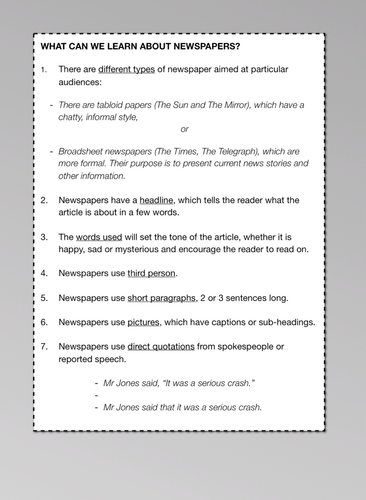 Information Writing (ages 9-14 years) | Teaching Resources