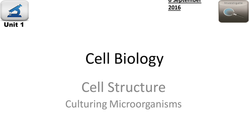 AQA Biology - L6 Culturing Micro-organisms | Teaching Resources