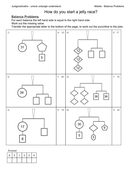 Equations pack. Solve linear equations using mobile balance diagrams ...
