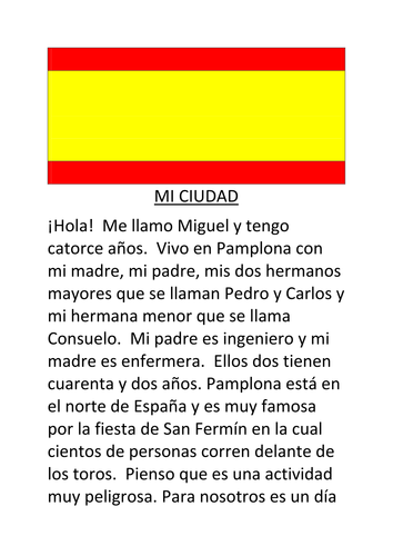 Mi ciudad | Teaching Resources