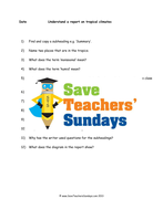 Comprehension on Tropical Climates Lesson Plan and Worksheets ...