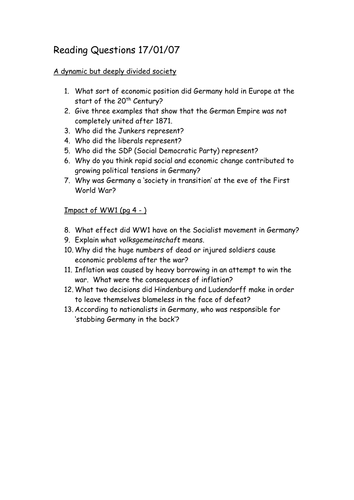 Nazi Germany A'Level resources **Bundle** | Teaching Resources