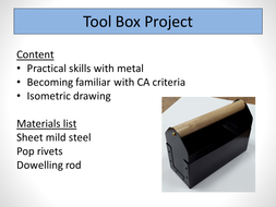 GCSE Engineering - Toolbox Project | Teaching Resources